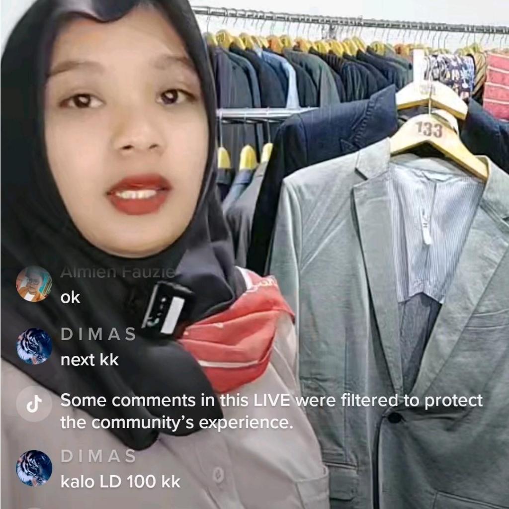 Jual The Gentleman Live Host Dewi Label Orange Jas Pria 100k Dapat 3