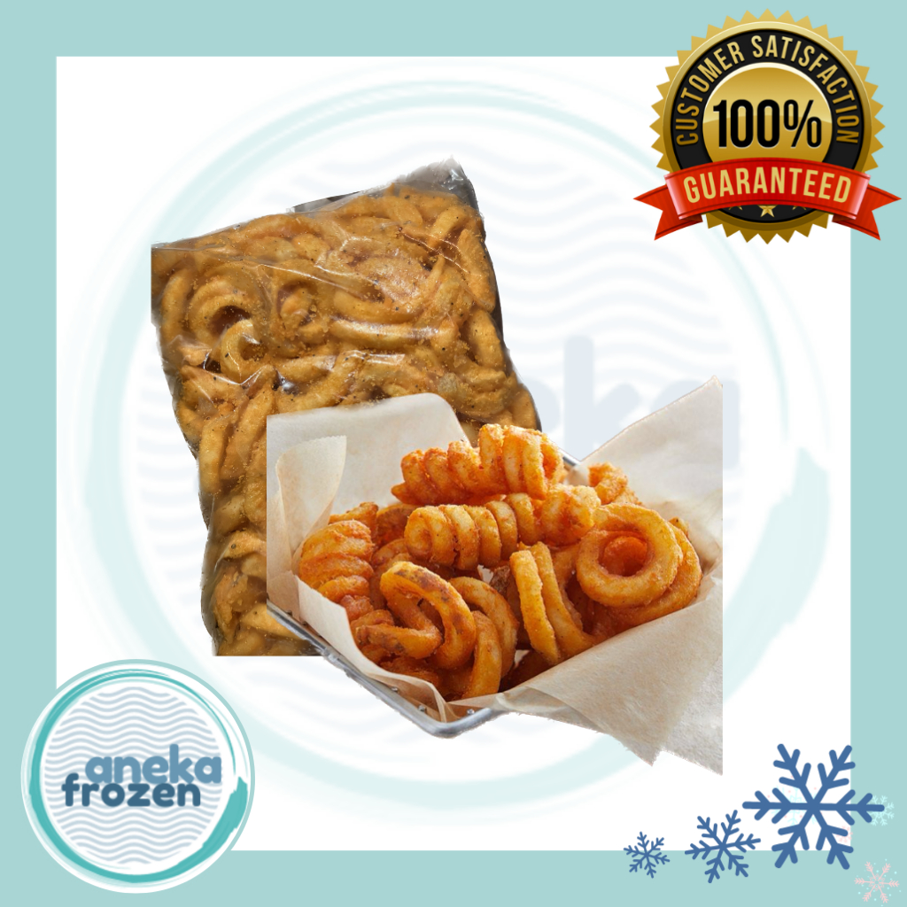 Jual mccain kentang curly 500gram aneka frozen malang | Shopee Indonesia
