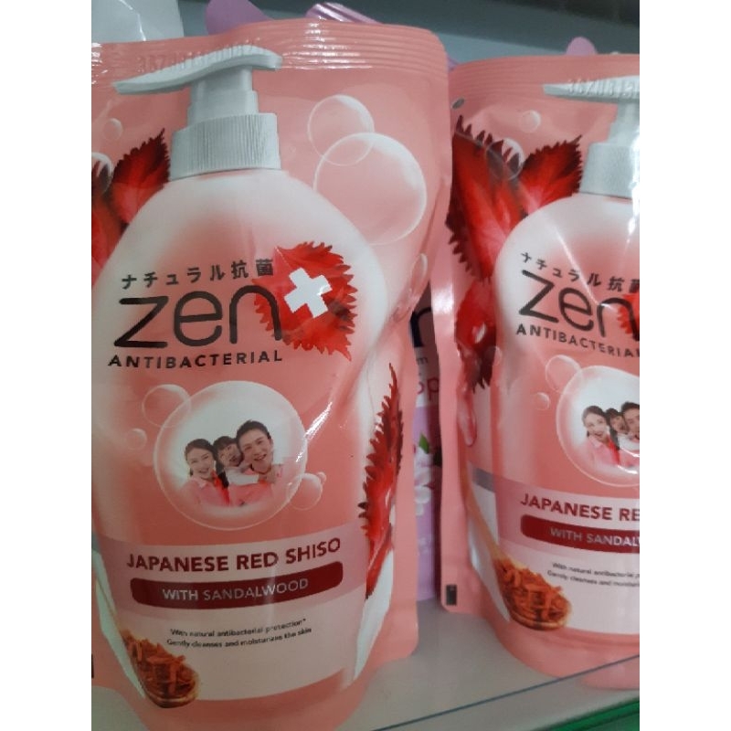 Jual Zen Antibacterial Body Wash Shiso & Sandalwood Refill 400 ml | Shopee Indonesia