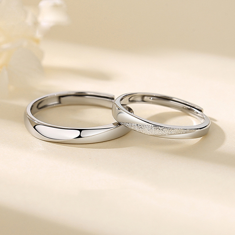 Jual Teconi Cincin Couple Wanita Pria Simple Elegan Classy Adjustable ...