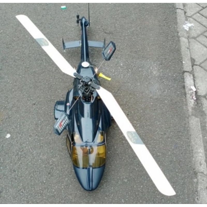 Jual RC HELIKOPTER Scale 600 MESIN OS 55 PLUS flight control DJI NAZA ...