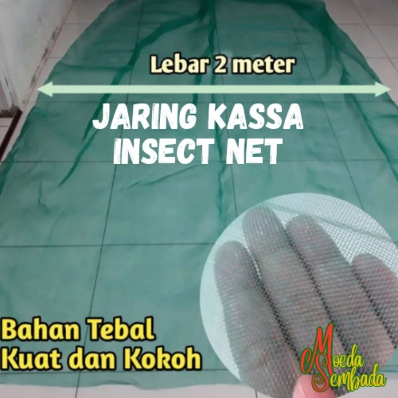 Jual Insect Net Lebar 2 Meter / Jaring Kassa / Jaring Kasa / Jaring Greenhouse / Jaring BSF ...