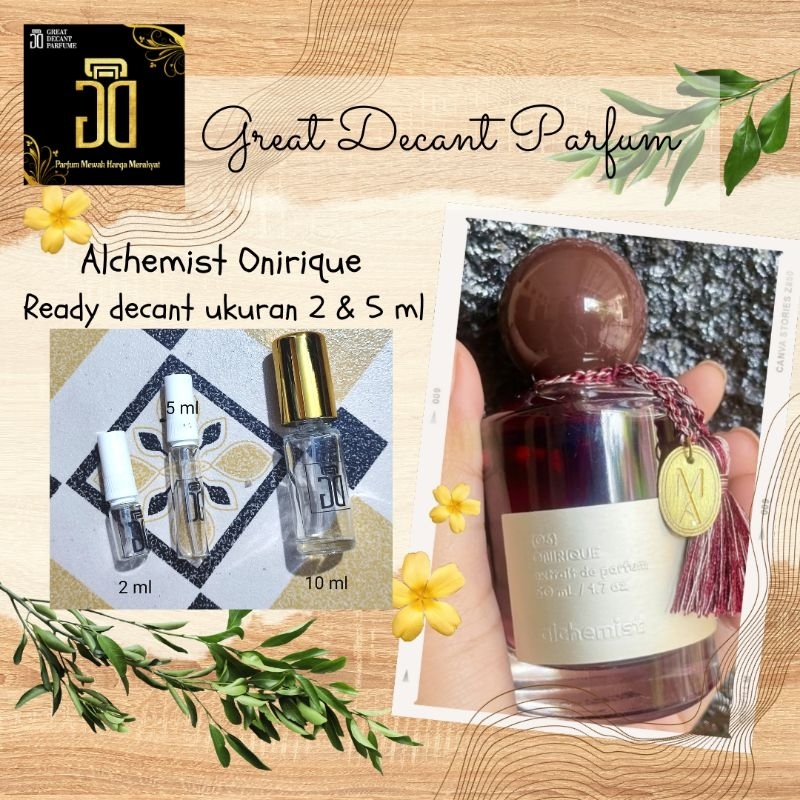 Jual Alchemist Onirique parfum maudy ayunda decant | Shopee Indonesia