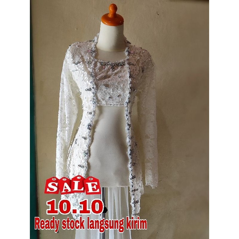 Jual KEBAYA AKAD PUTIH SLAYER | Shopee Indonesia