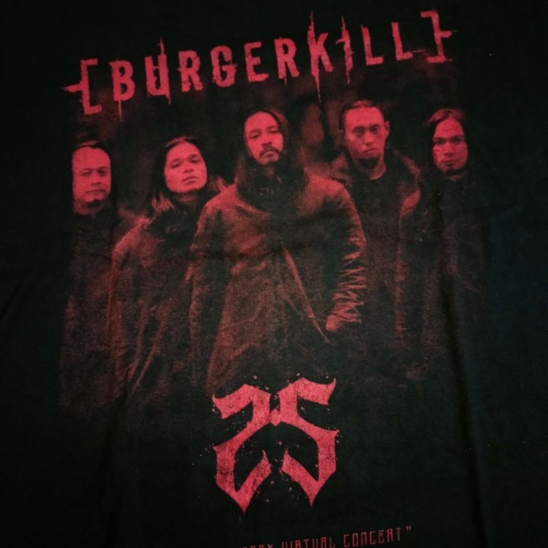 Jual T-Shirt BURGERKILL ANNIVERSARY 25 TH VIRTUAL CONCERT | Shopee Indonesia