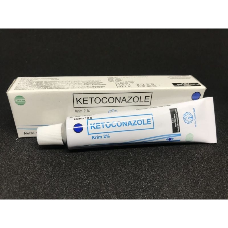Jual KETOCONAZOLE Krim 10gr CREAM SALEP / gatal / jamur / panu / kurap | Shopee Indonesia