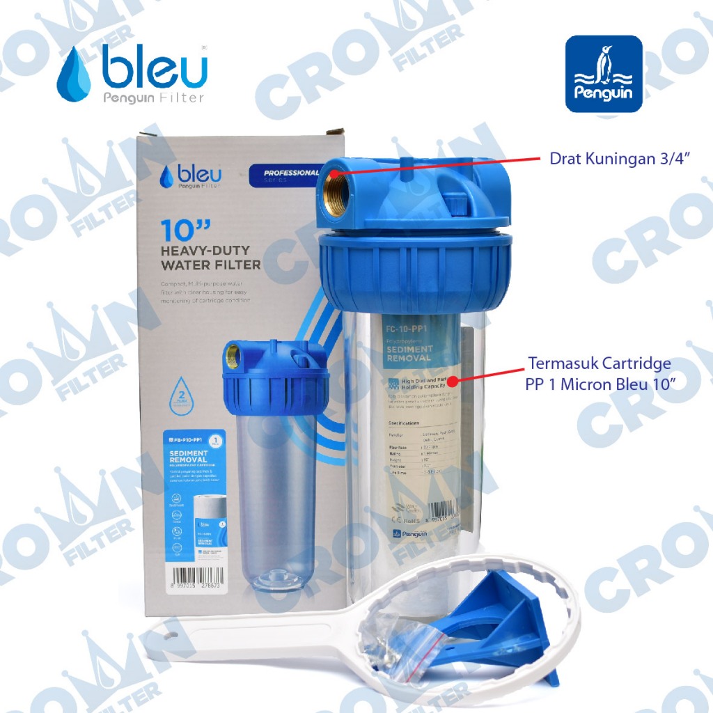 Jual Bleu Professional Series - Filter air 10" + PP Sediment Filter ...