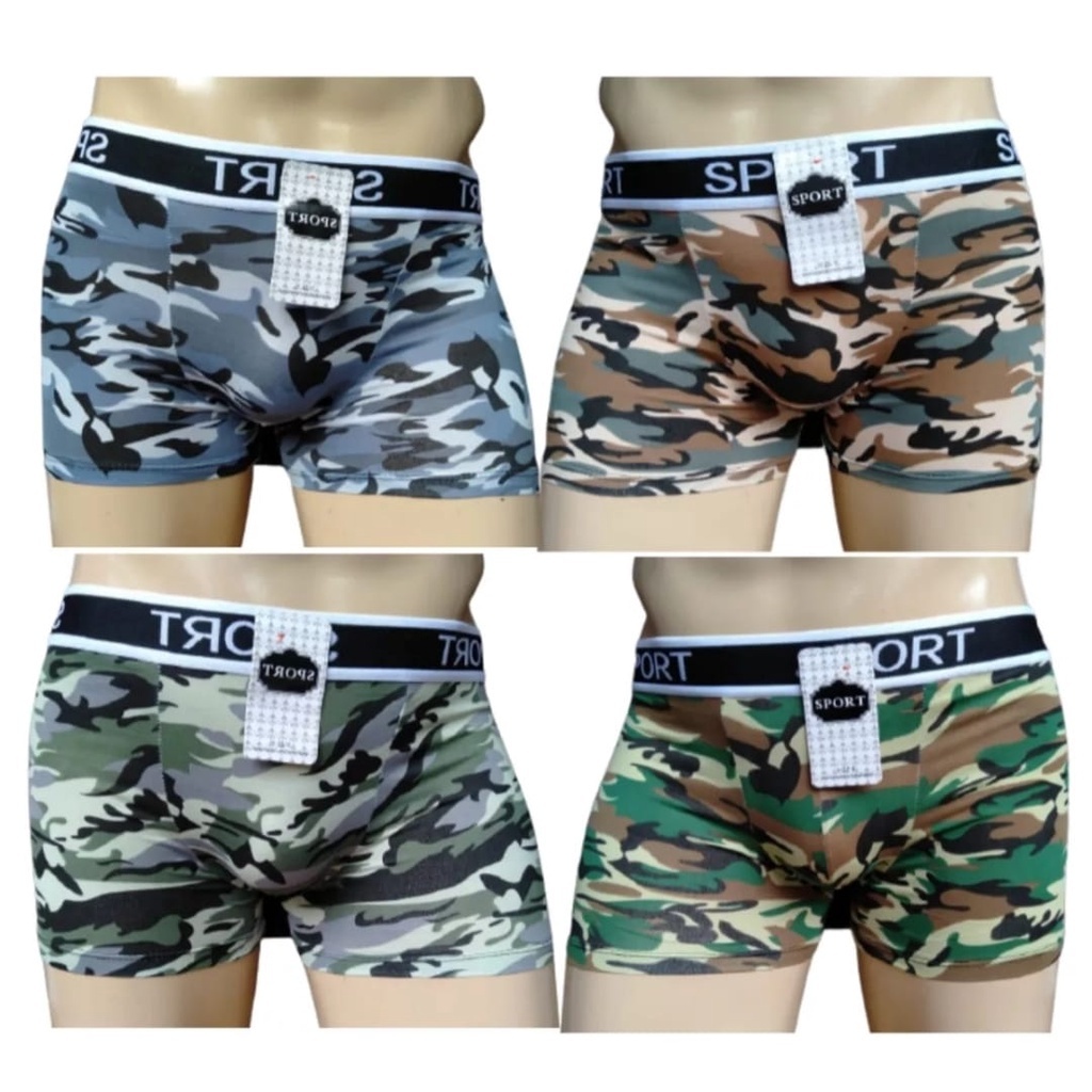 Jual BOXER Pria SPORT / Celana Dalam Pria / Dalaman Pria / Army Boxer ...