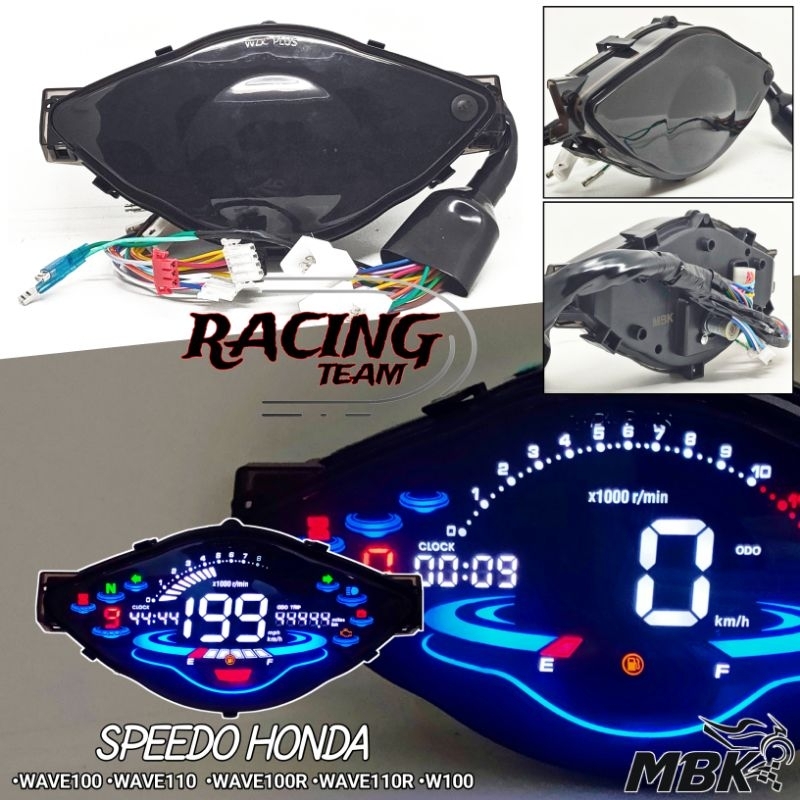 Jual SPEEDO DIGITAL LED SUPRA FIT SUPRA/ FIT NEW/ WAVE100 KUALITAS ...