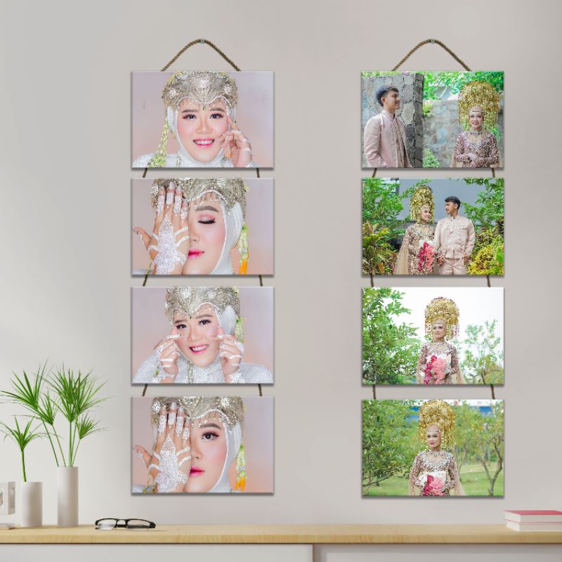 Jual CETAK FOTO PAPAN SUSUN TALI RAMI 6R | Shopee Indonesia