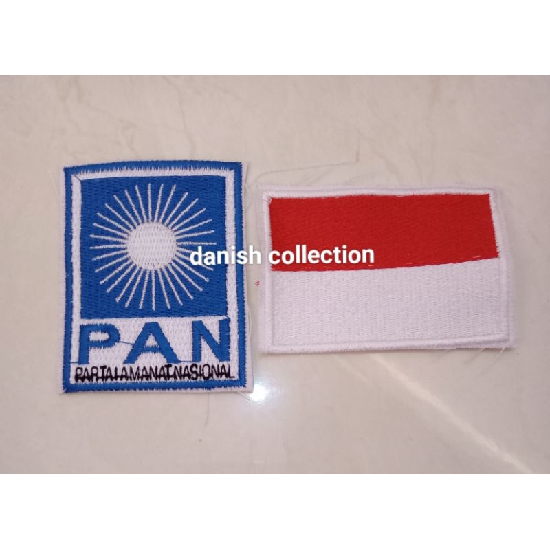 Jual BET BORDIR LOGO LAMBANG PAN PARTAI AMANAT NASIONAL | Shopee Indonesia