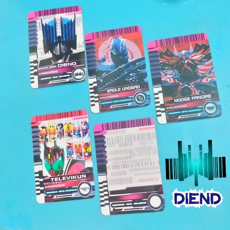 Jual Kartu Tambahan CSM Diend Driver Kamen Rider Diend | Shopee Indonesia