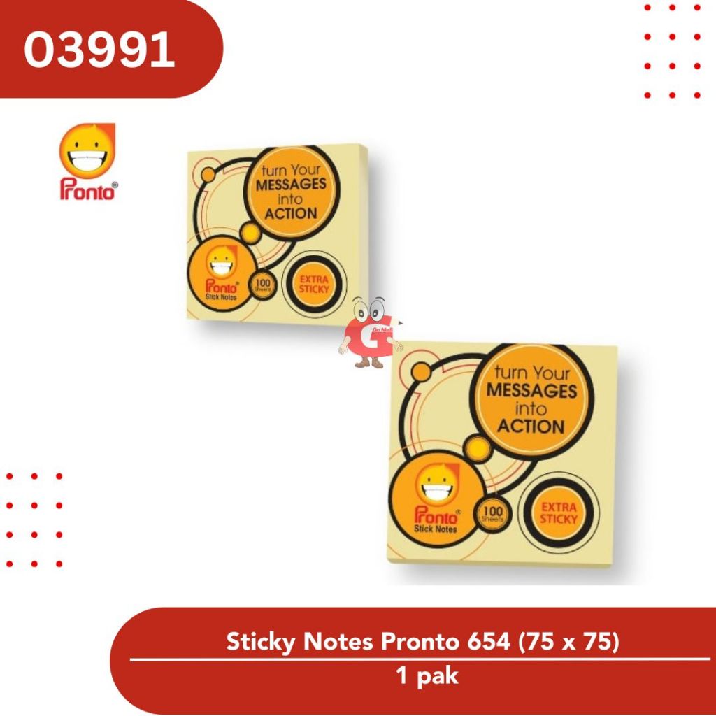 Jual Sticky notes pronto 75 x 75 mm | Shopee Indonesia