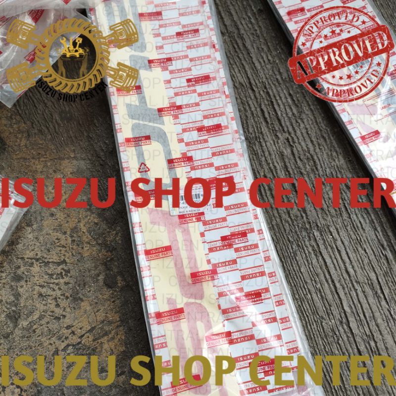 Jual STIKER STICKER DECAL PANEL KEDOK DEPAN ISUZU FVM FVR 240PS ORIGINAL | Shopee Indonesia