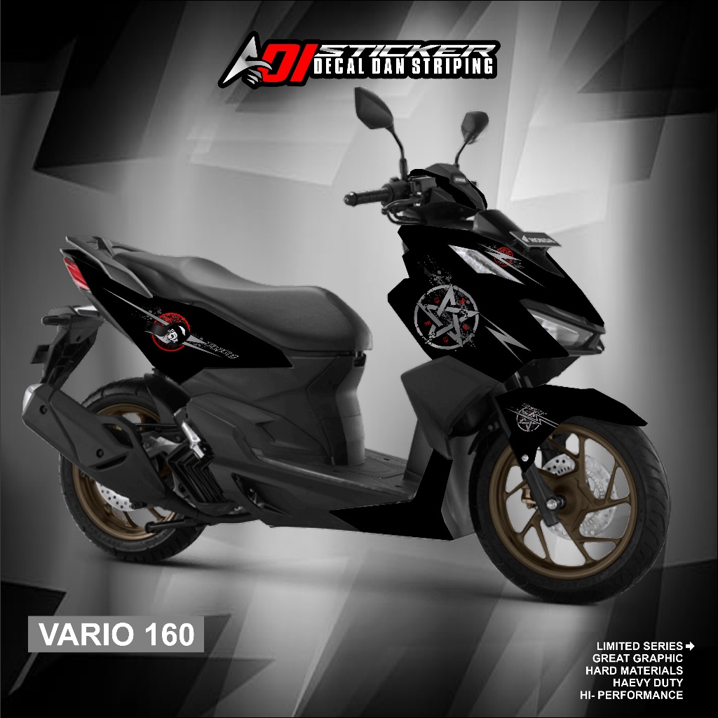 Jual Sticker Striping Vario 160 Sticker Transparan Vario Sticker vario ...