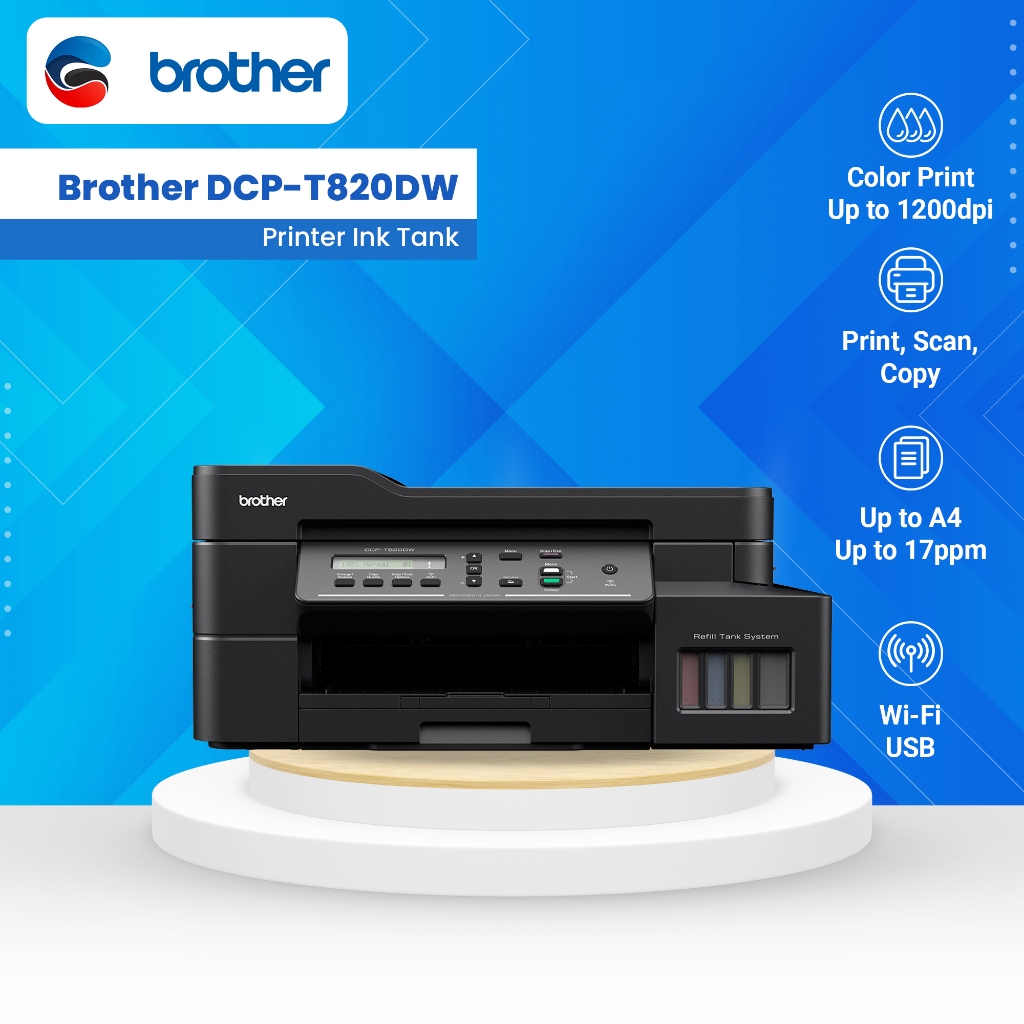 Jual BROTHER Printer Inkjet InkTank Multifunction DCP T820DW T 820DW ...