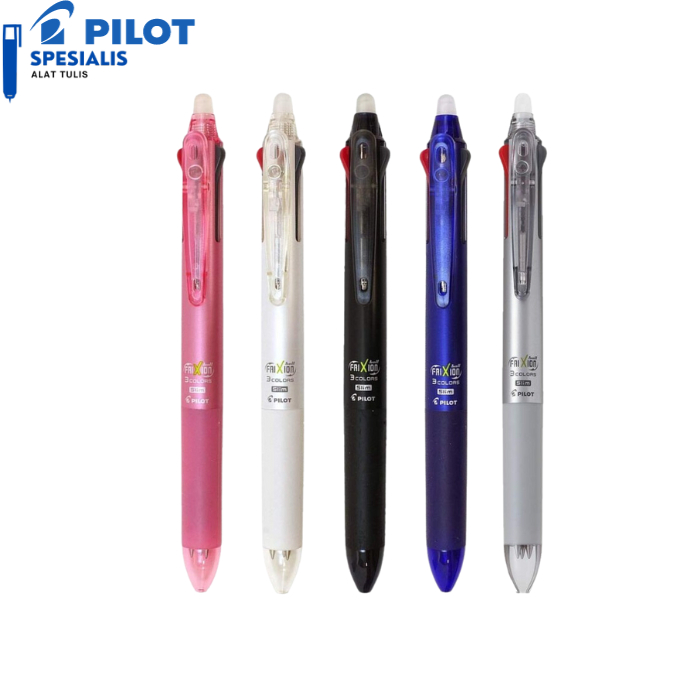 Jual Pilot Frixion Ball 3 Colors 3 in 1 Erasable Pen Gel Ink Multi-Pen ...