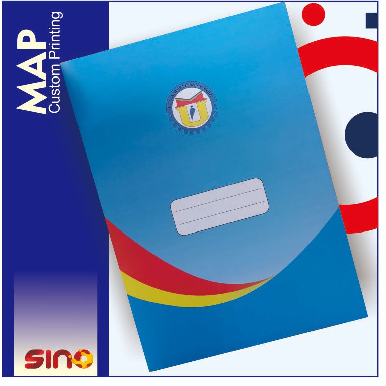 Jual Cetak Map Custom,Map Sekolah Map Kantor,Map Folder ukuran F4 ...