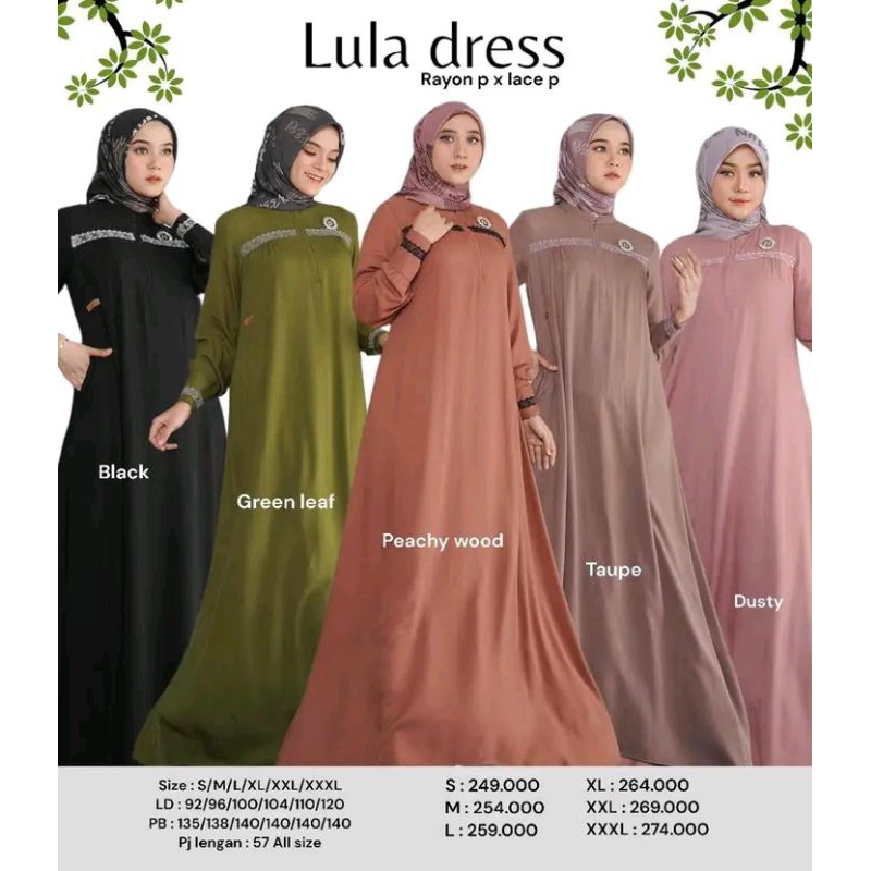 Jual LULA DRESS Nadheera Luxury | Shopee Indonesia