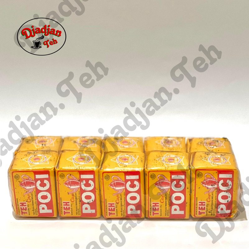 Jual Djadjan Teh | Teh Poci Kuning Tegal Original 10pcs x 40gr (1 bos ...