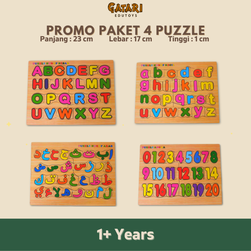Jual PROMO Paket 4 Puzzle Kayu / Puzzle kayu / Puzzle anak | Shopee ...