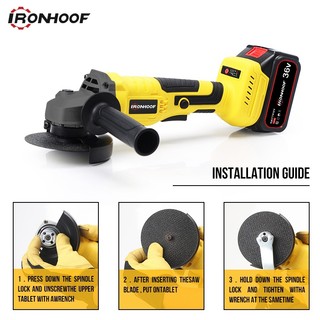 Jual Gerindra Listrik Mesin Gerinda Tangan 36V Mini Cordless Angle ...