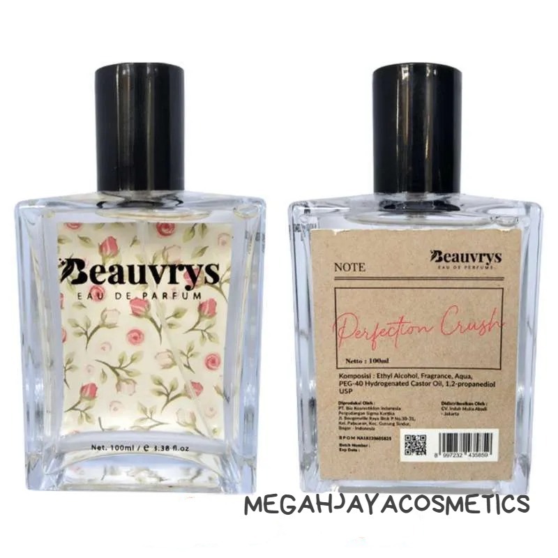 Jual 1PC BEAUVRYS EAU DE PARFUME 100 ML @MJ | Shopee Indonesia