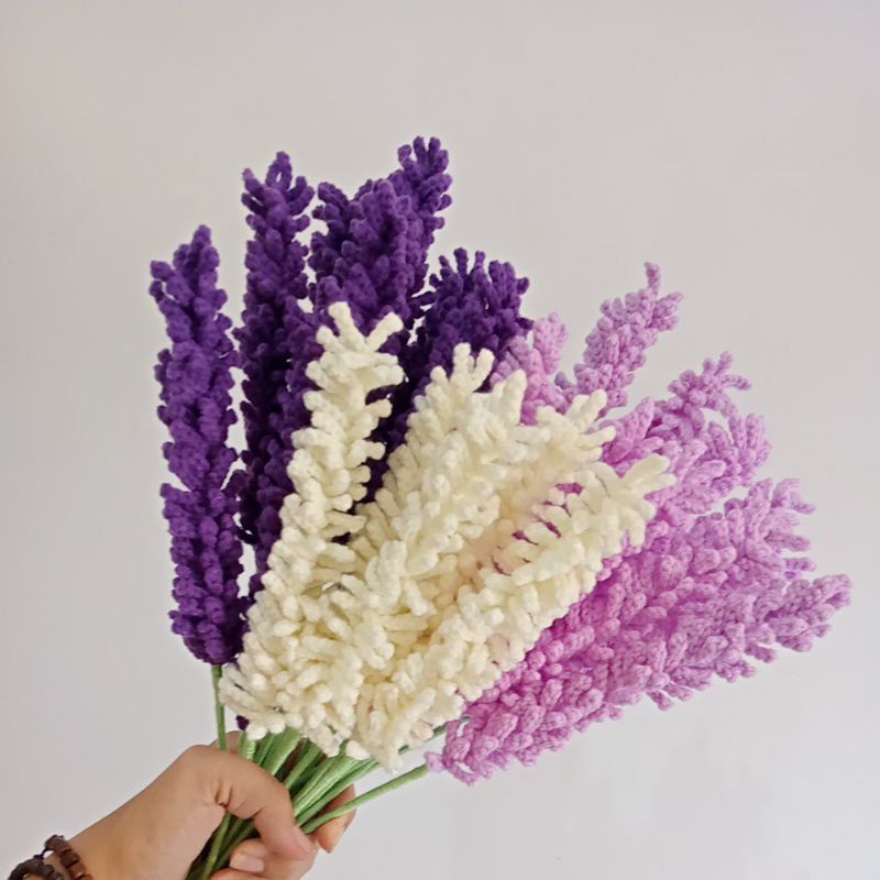 Jual Bunga lavender rajut/Bahan buket/buket wisuda/crochet/amigurumi ...