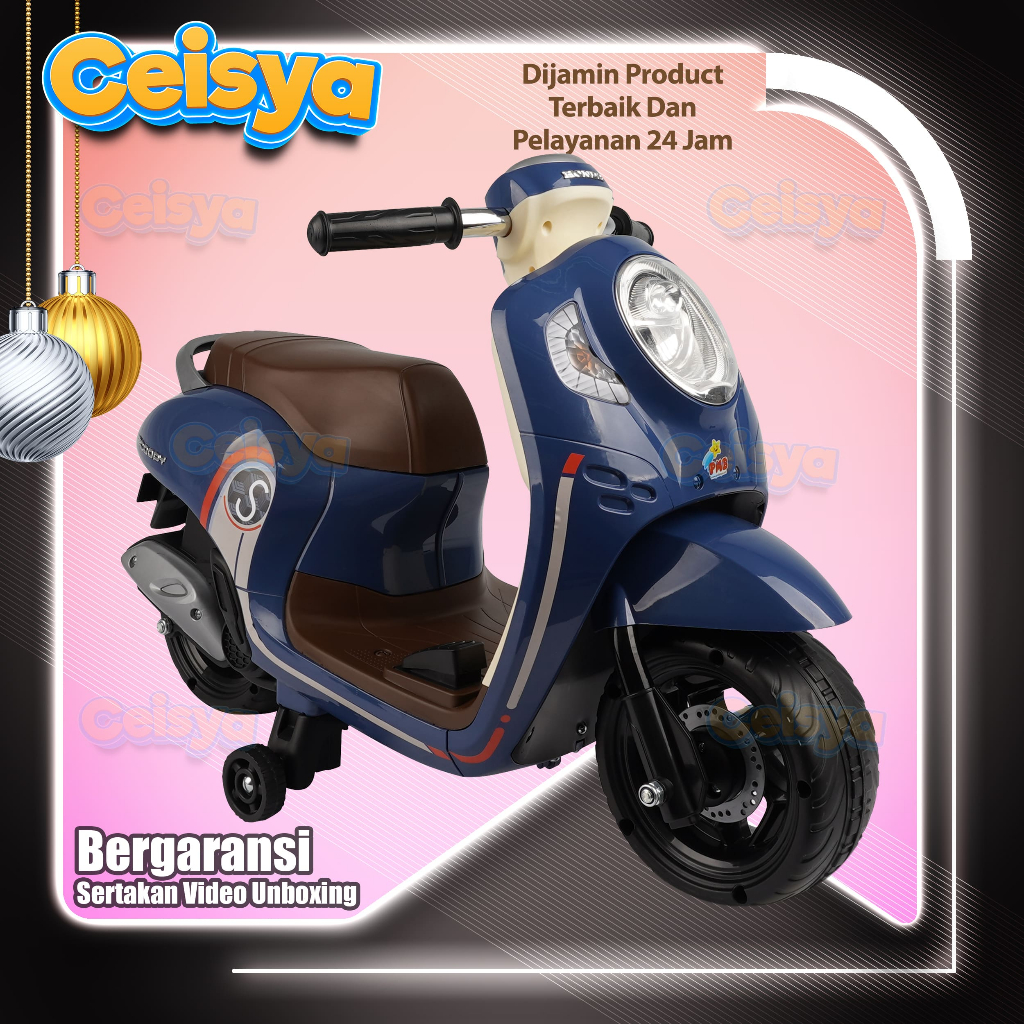 Jual Motor Aki Scoopy Mini K611 C Di PMB // Mainan Anak Di Lengkapi Batrai // Bisa Di charger ...
