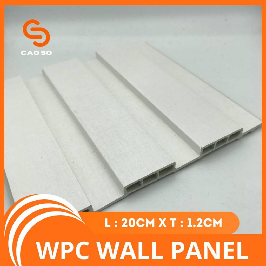 Jual WPC wall Panel Dekorasi Dinding Kayu Warna Putih Serat | Wallpanel ...