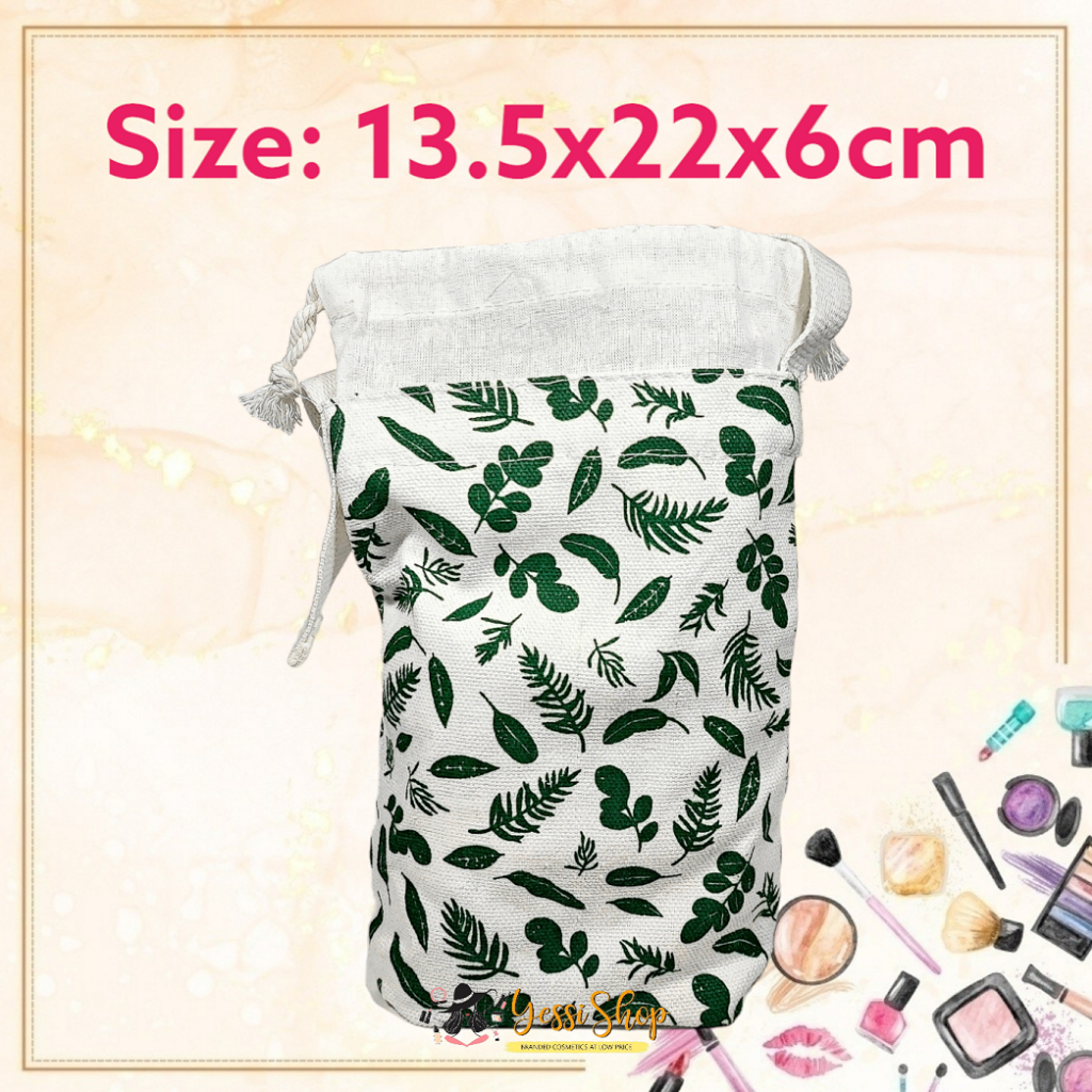 Jual The Body Shop Green Leaves Pouch | Shopee Indonesia