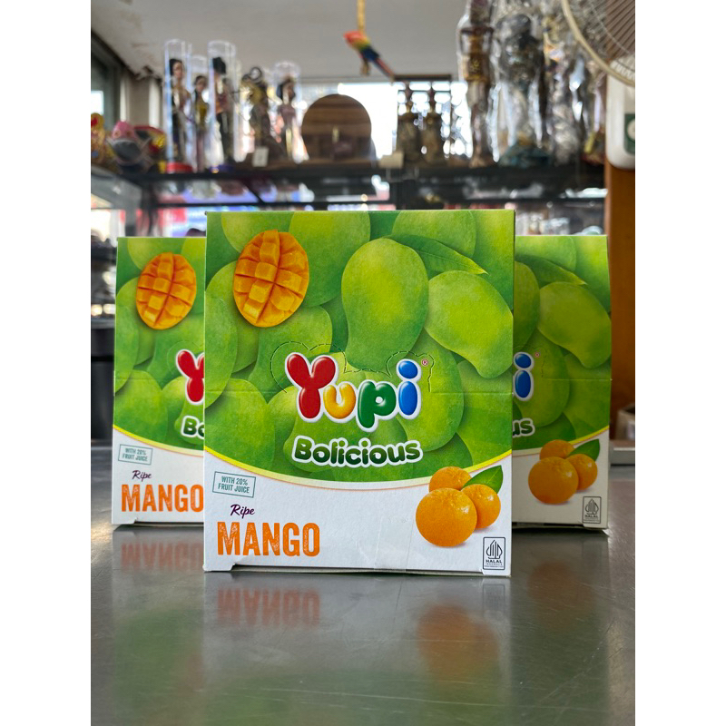 Jual PERMEN YUPI BOLICIOUS MANGO BOX ISI 24 | Shopee Indonesia