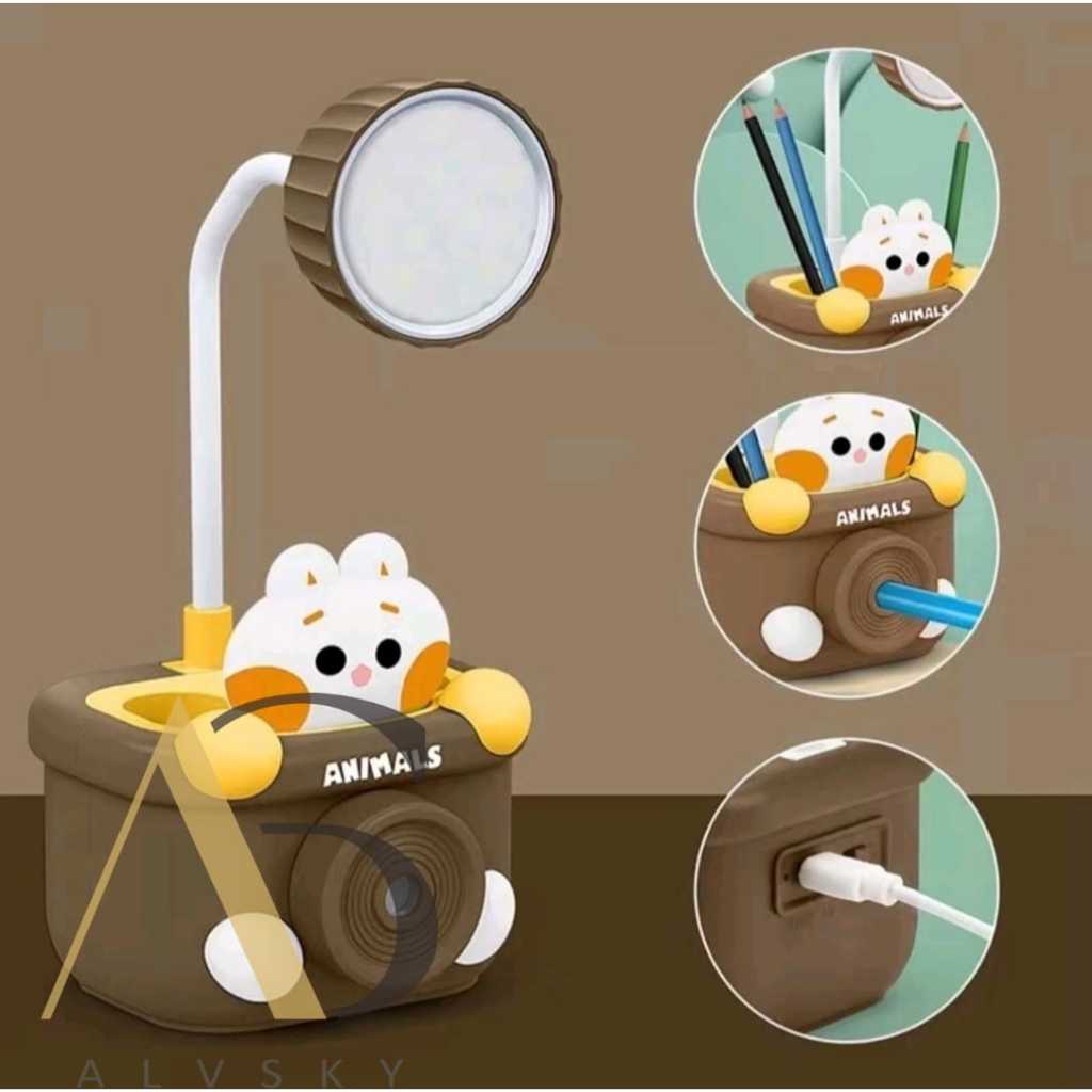 Jual LAMPU BACA / LAMPU BELAJAR / LAMPU MEJA LED DENGAN RAUTAN PENSIL ...
