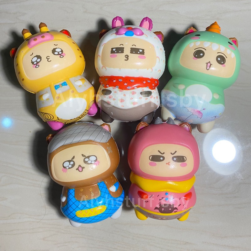 Jual PRODUK BARU | Labubu CUSTOM SQUISHY | Soft and Slow | Free gift ...