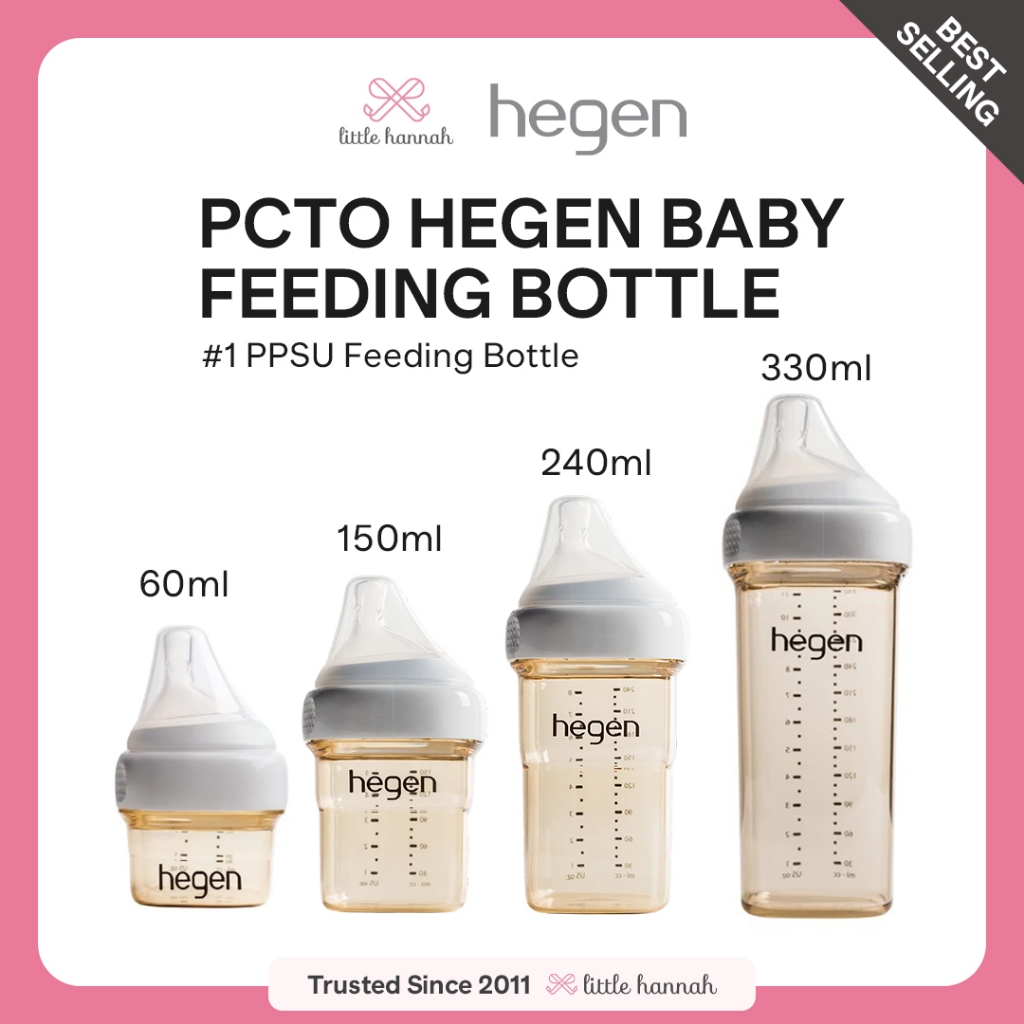 Jual [ORI] HEGEN PCTO Baby Feeding Bottle PPSU / Botol Susu HEGEN | Shopee Indonesia