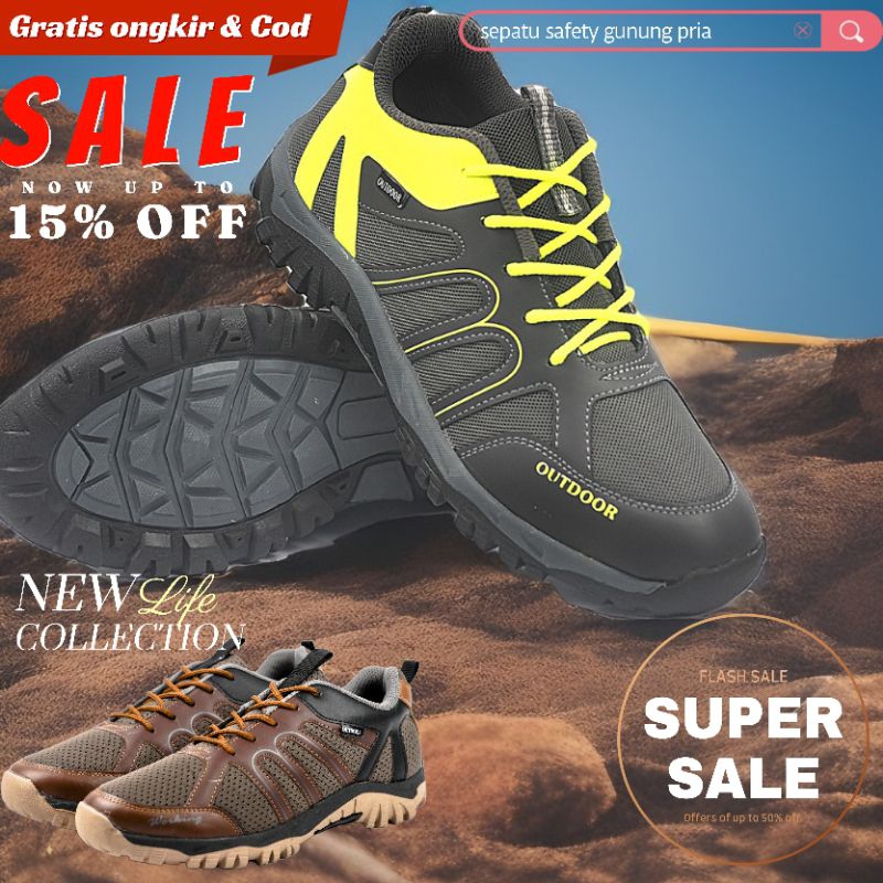 Jual Sepatu sneakers import pria original safety ukuran 39-43 cocok ...