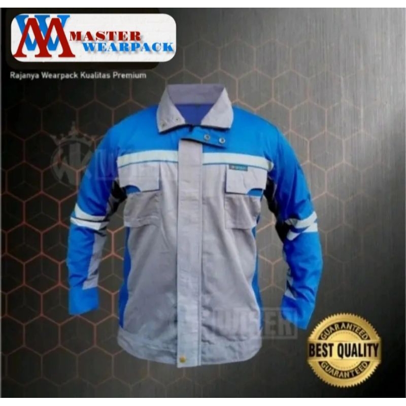 Jual WEARPACK SAFETY SEMI JACKET WARNA ABU BENHUR | Shopee Indonesia