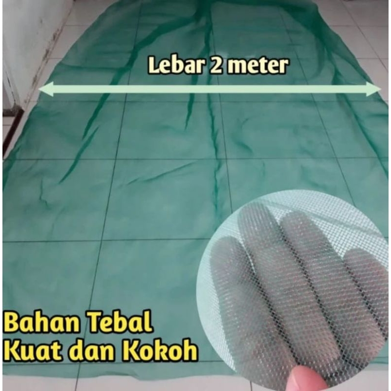 Jual INSECT NET KASSA Lebar 2 Meter Roll 50 meter, Jaring BSF, Jaring ...