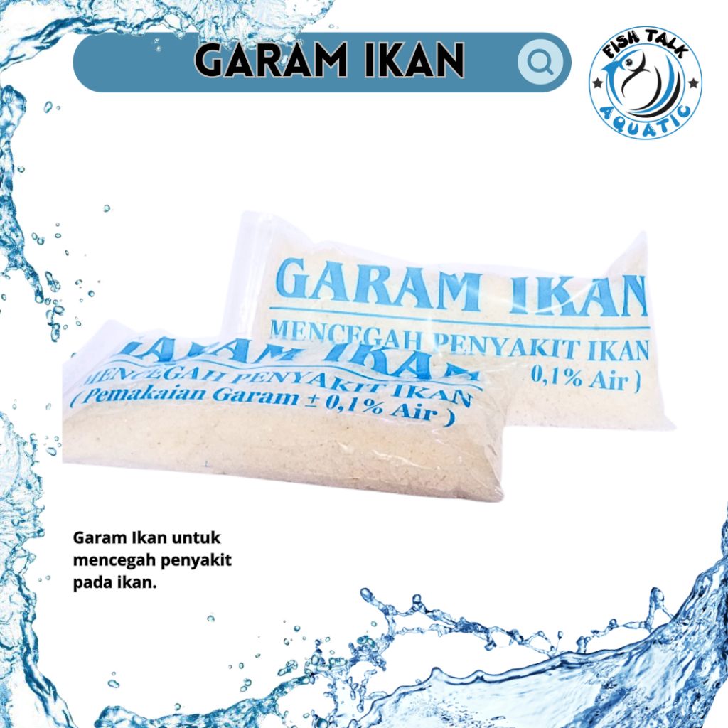 Jual GARAM IKAN SALT OBAT MENCEGAH PENYAKIT IKAN KOLAM AQUARIUM 500 ...