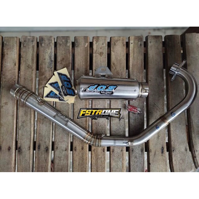 Jual Knalpot Dos muffler original MX KING MX NEW SONIC SUPRA GTR 150 ...