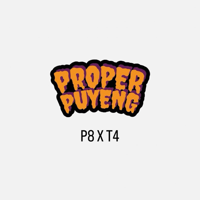 Jual Sticker Proper Puyeng cutting Premium Bahan Tebal Tidak pudar ...