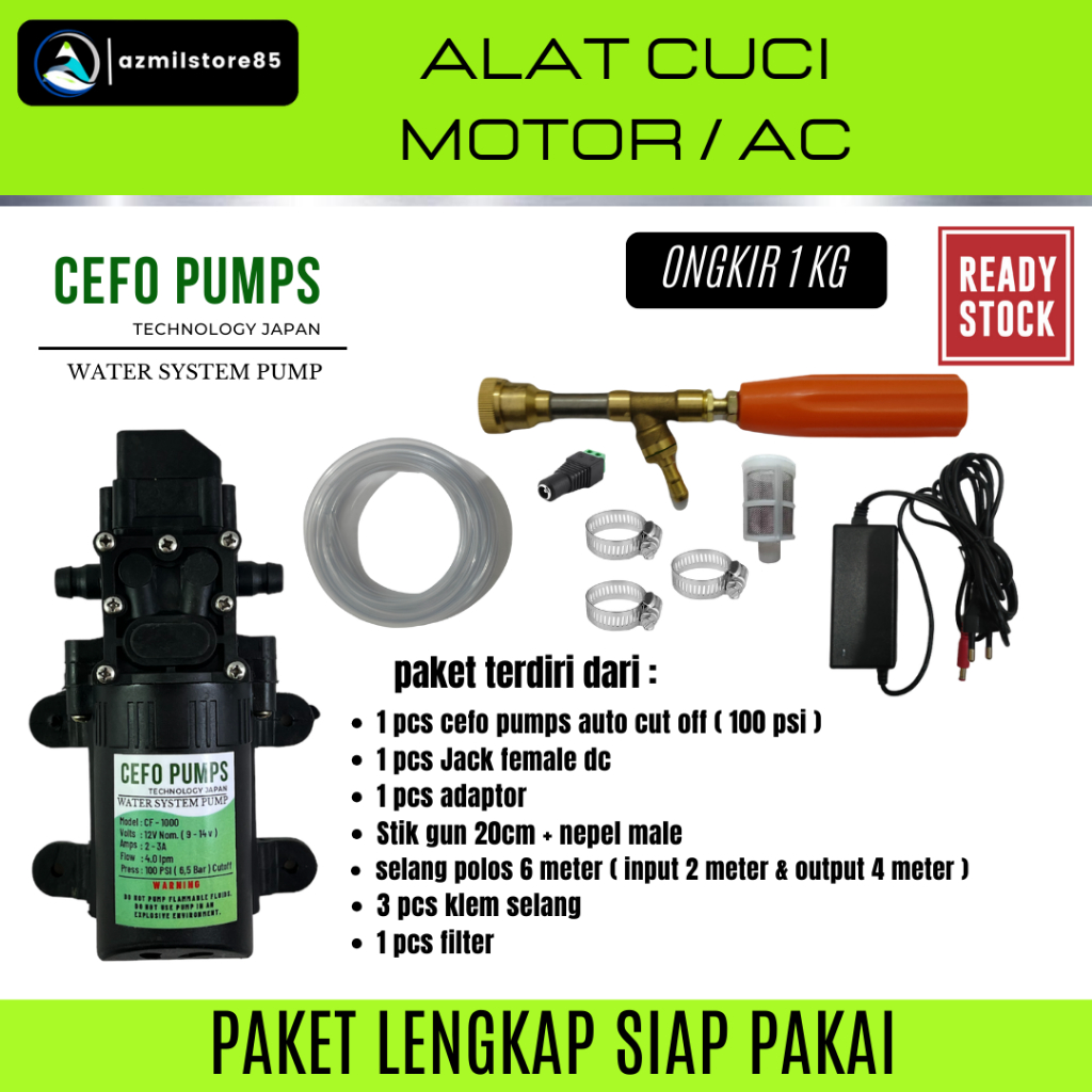 Jual ALAT CUCI MOTOR AC STEAM PORTABLE SPRAYER CEFO PUMPS | Shopee ...