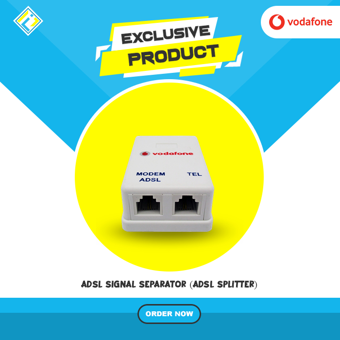 Jual Vodafone ADSL Signal Separator (ADSL Splitter) | Shopee Indonesia