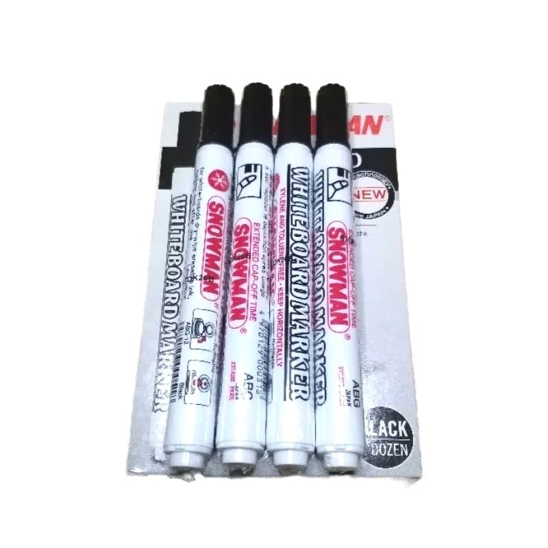 Jual 12picis spidol besar Snowman whiteboard marker | Shopee Indonesia