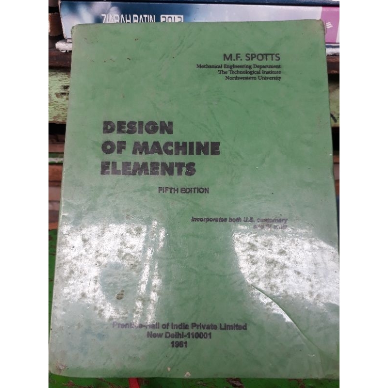 Jual BUKU DESIGN OF MACHINE ELEMENTS | Shopee Indonesia