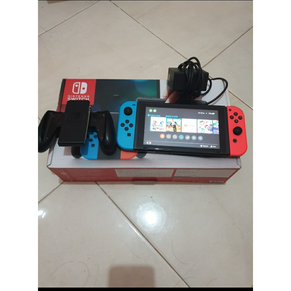 Jual nintendo switch tanpa dock second/bekas | Shopee Indonesia