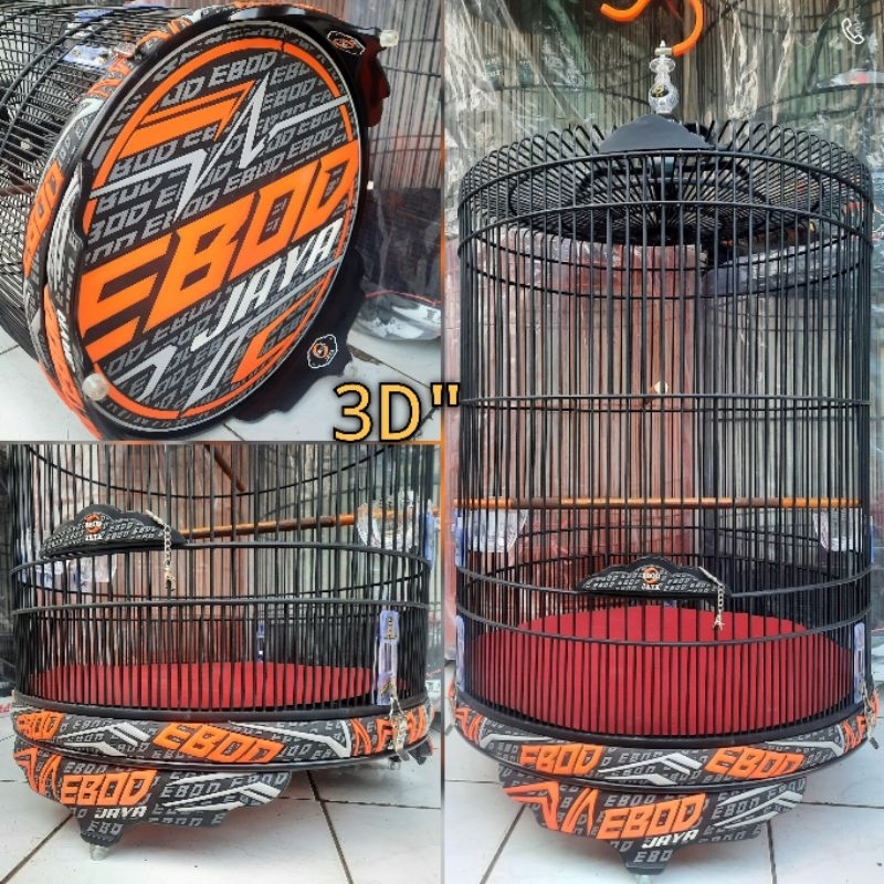 Jual SANGKAR MURAI EBOD JAYA 3D CARBON NO 2 PVC CARBON//AKSESORIS | Shopee Indonesia