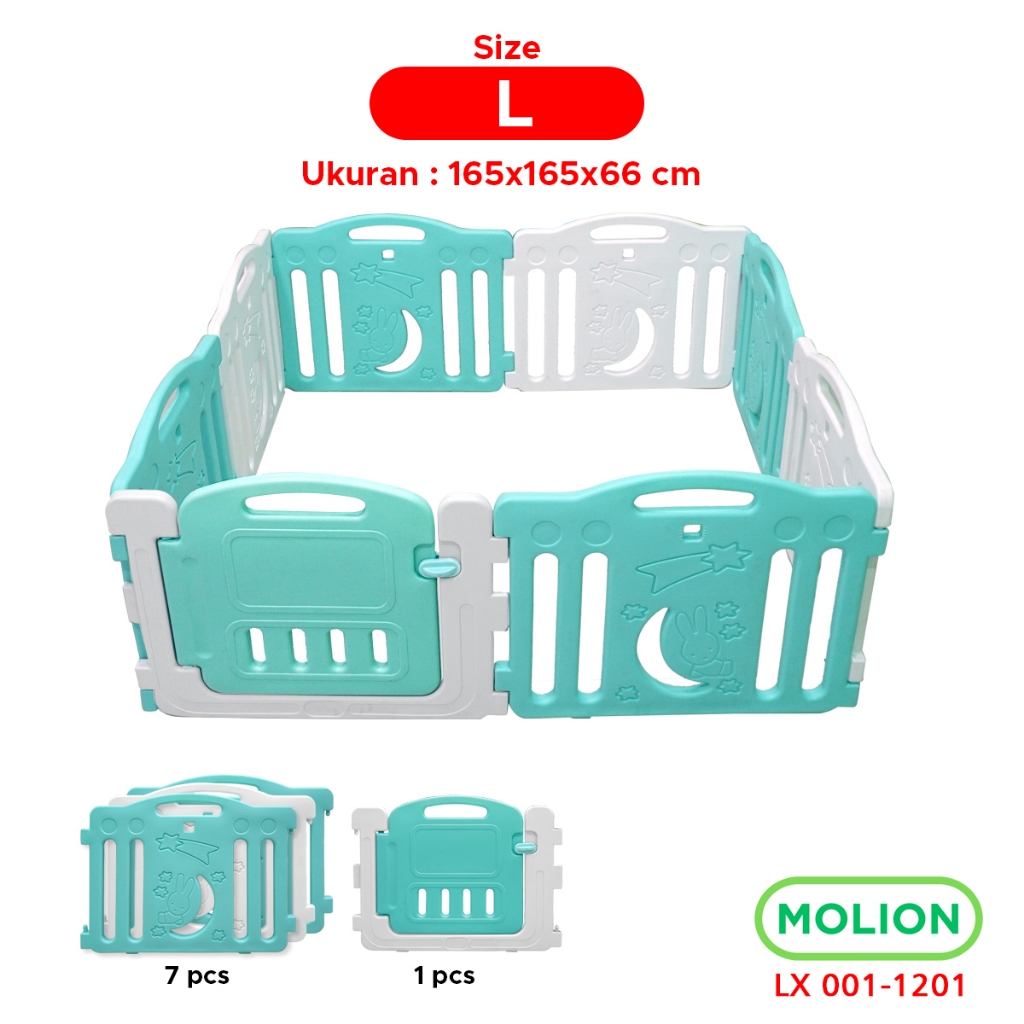 Jual MOLION Pagar Bayi Pagar Anak Babyfance Playpen Prosotan Kuda ...