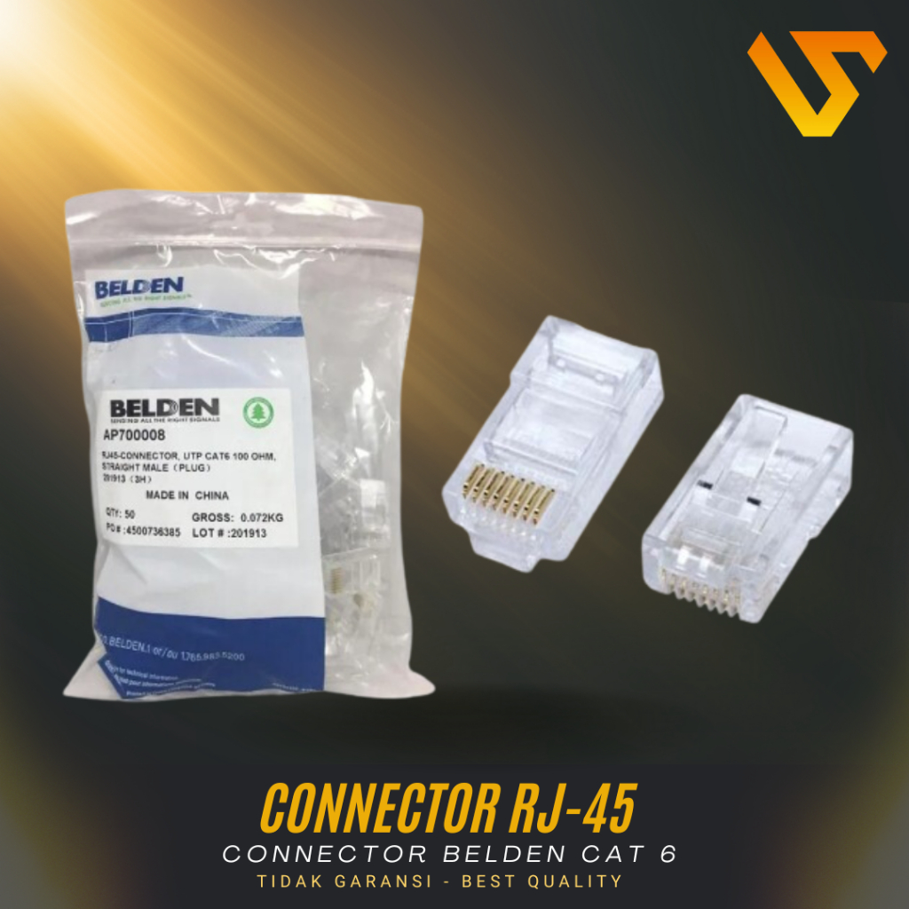 Jual Connector RJ45 Cat 6 Original Belden | Shopee Indonesia
