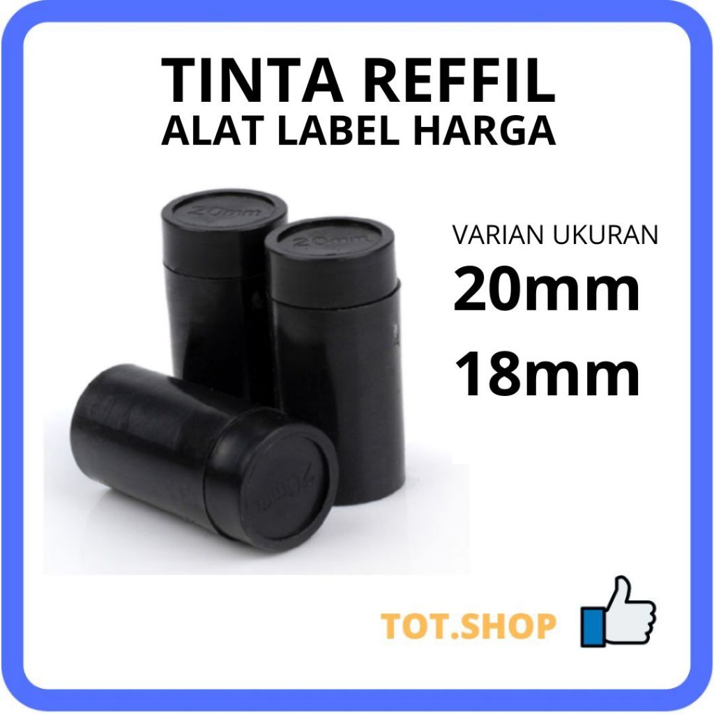 Jual Reffil Tinta Alat Label Harga 18mm 20mm untuk Price Labeller ...